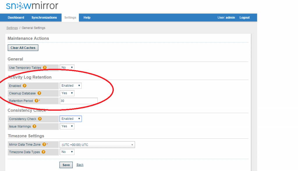 SnowMirror 3.2 - Consistency Check - SnowMirror